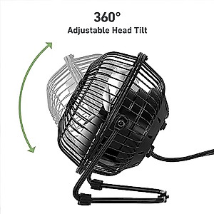 Holmes Mini High Velocity Personal Fan, HNF0410A-BM
