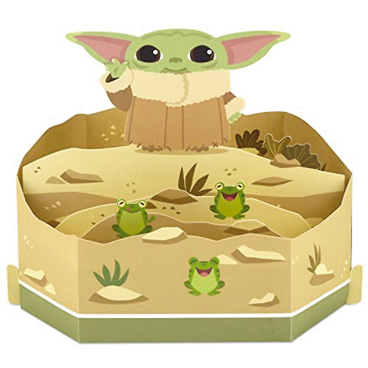 Hallmark Star Wars Pop Up Birthday Card (Baby Yoda), May the 4th Paper Wonder 3D Card