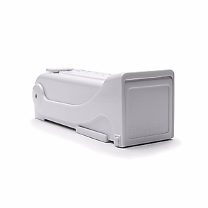 KitchenArt Buttermate Butter Cutter Slicer, Measuring Dispenser and Keeper, White