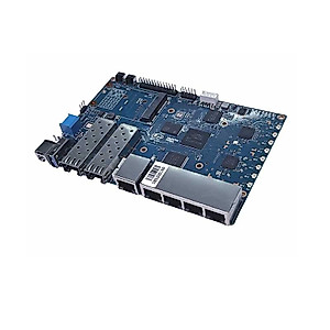 Generic Banana Pi BPI R3 Router Board with MediaTek MT7986 Quad Core ARM A53 + MT7531A Chip Design,2G DDR RAM,8G eMMC Flash Onboard