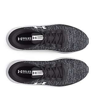 Under Armour Men's Charged Pursuit 3 Twist, Jet Gray/White, 8 US