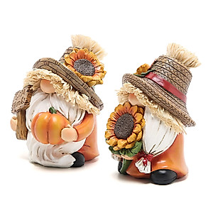 Hodao Fall Thanksgiving Scarecrow Gnomes Table Decorations for Home Creative Thanksgiving centerpieces for Tables Thanksgiving Gifts