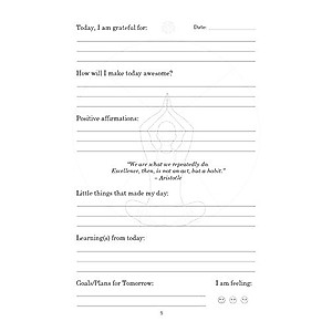 Gratitude Journal: Invest few minutes a day to develop thankfulness, mindfulness and positivity