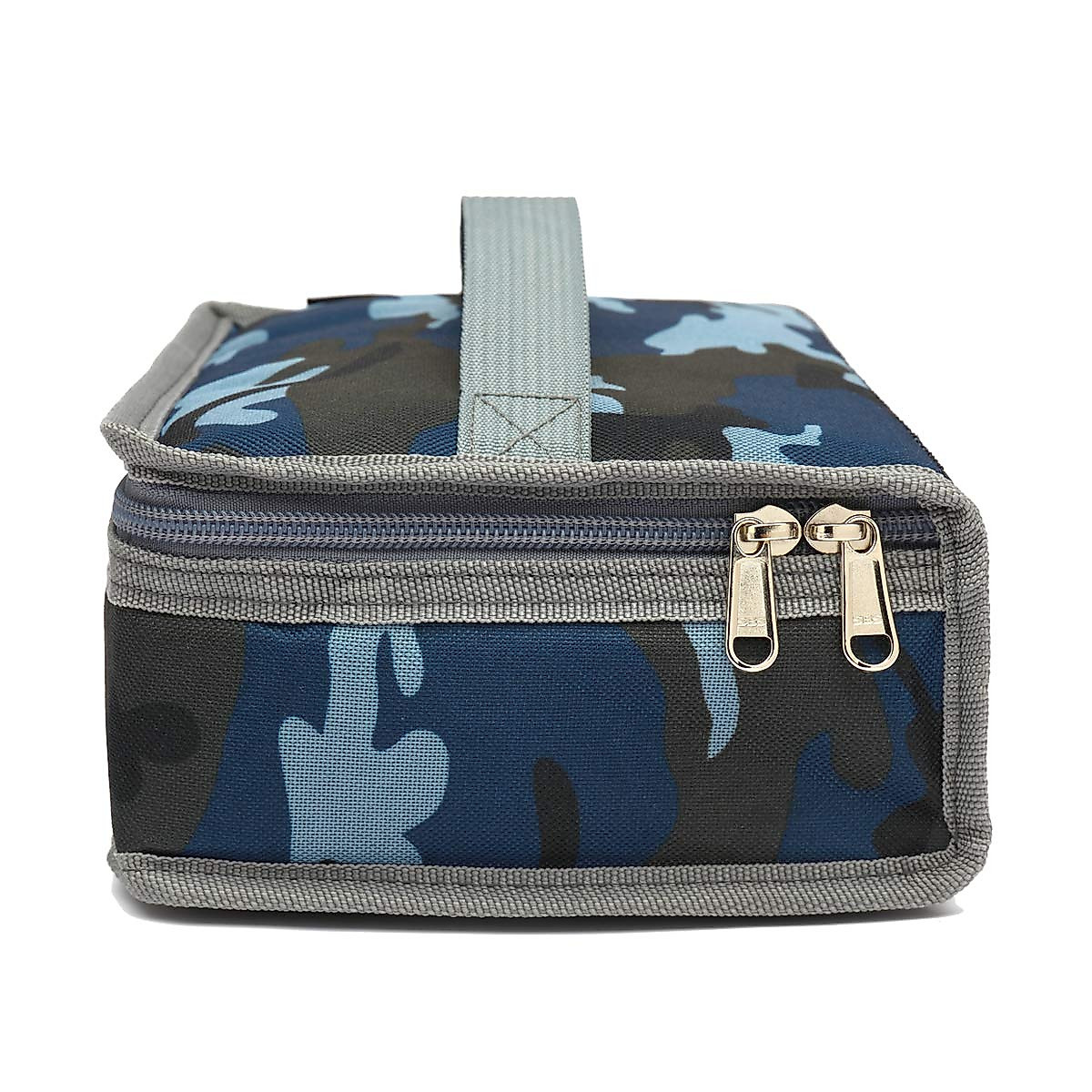 FlowFly Small Insulated Lunch box Portable Soft Bag Mini Cooler Thermal Meal Tote Kit with Handle for Work & School, Camo