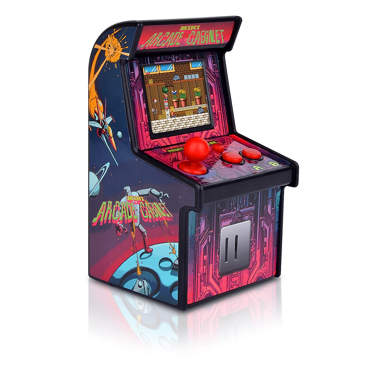 Retro Arcade Video Game Cabinet IWAWA Mini Table-style Build-in 220 Games Portable Handheld Gaming System Console Machine for Kids 5-10 [video game]