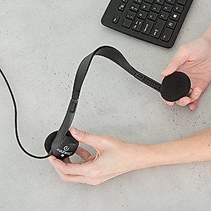 Egghead Over-Ear Stereo Headphones with 3.5 mm Audio Jack for use in Classroom, Library, Offices and More (20 Pack) EGG-IAG-1000-SO-20