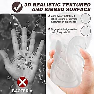 Pocket Pussy Male Masturbators Adult Sex Toys Realistic Textured Man Masturbation Stroker Pad