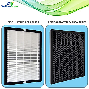 True H13 HEPA & Activated Carbon Filter Set (1-Pack) Compatible with Aiper KJ200 Air Purifier (also fits Famree FA500), Premium Replacement filter