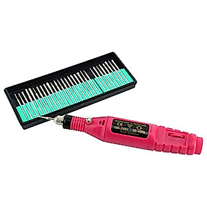 YaeTek 61pcs Mini DIY Engraving Tool Kit, Electric Micro Engraver Pen Etching Pen, Micro Sander Rotary Tool Kit Scriber Etcher 36 Bits 6 Polishing Head 16 Stencils