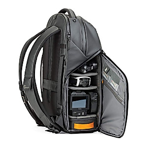 Lowepro Freeline Camera Backpack 350 AW, Black. Versatile Daypack Designed for Travel, Photographers and videographers. for DSLR, Mirrorless, Laptops, Bridge, CSC, Lenses and Travel Gear.