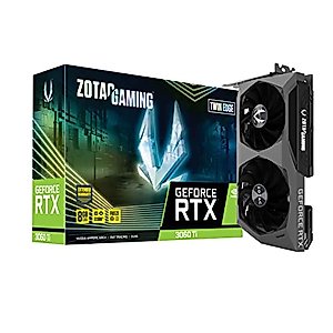 ZOTAC Gaming GeForce RTX™ 3060 Ti GDDR6X Twin Edge 8GB GDDR6X 256-bit 19 Gbps PCIE 4.0 Gaming Graphics Card, IceStorm 2.0 Advanced Cooling, Active Fan Control, ZT-A30620E-10P