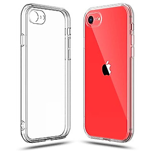 Shamo's Soft TPU Clear Case for iPhone 7, 8, SE 2nd & 3rd Gen - Slim, Flexible & Protective Cover with Enhanced Grip & Shock Absorption - Convenient Carry Option with Lanyard Hole - Anti-Yellowing