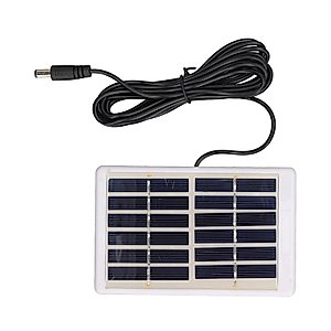 Portable Solar Panel 1.2W 6V 9V Polysilicon Crystals DC Interface Solar Charger Panel for Solar Water Pumps, Solar Lawn Lights