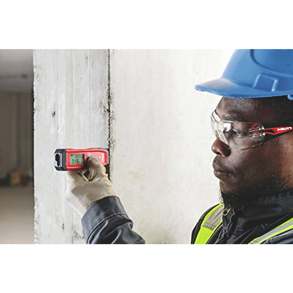 Hilti PD-S Laser Distance Meter 60M/197ft, Handheld Range Measure Meter Rangefinder Diastimeter with Area Measurement, Range Finder Highlight Display Measuring Tool