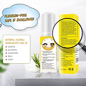 AUITRONCARE 2Pack Kids Toothbrush Electric and Foam Toothpaste Kids,Toddler Electric Toothbrush Ultrasonic Toothbrush with 3 Brushing Heads and Cup