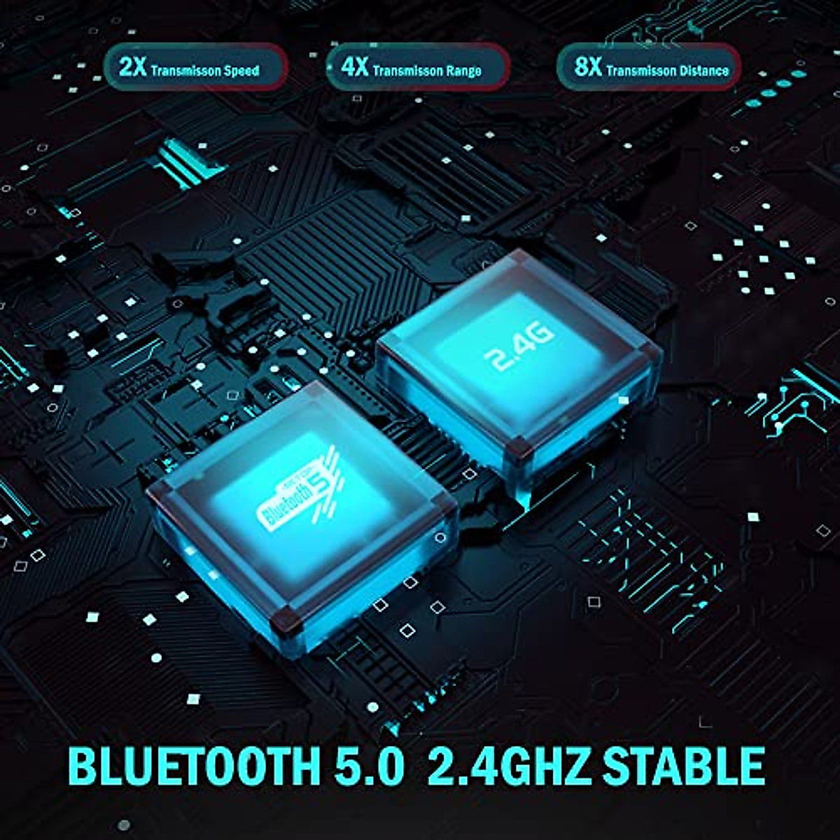 BEITONG Wireless Mobile Phone Game Controller, Bluetooth Gaming Controller Gamepad with Button Custom Function and No activation for iPhone/iPad/Android Mobile Smartphone Tablet (W1, Black)