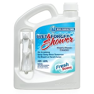 Wet & Forget Shower Cleaner Multi-Surface Weekly No Scrub, Bleach-Free Formula, Ready to Use, Fresh Scent, 64 Fluid Ounces 1 Pack