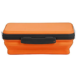 It's Academic Flexi Storage Boxes with Lids, Collapsible Pencil Case for Craft and School Supplies, 4-Pack, Assorted