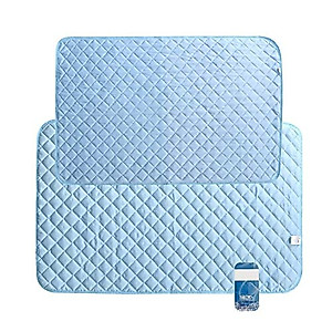 AGradify Large Ice Silk Cool Pet Bed Sofa Cushion Suitable for All Pets Puppy Mat Summer Dog Mat Ice Mat Pet Supplies (Color : L, Size : S)