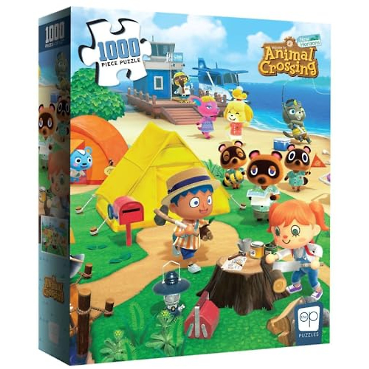 Animal Crossing “Welcome to Animal Crossing” 1,000 Piece Jigsaw Puzzle | Collectible Puzzle Featuring Familiar Characters from The Nintendo Switch Game | Officially Licensed Nintendo Merchandise