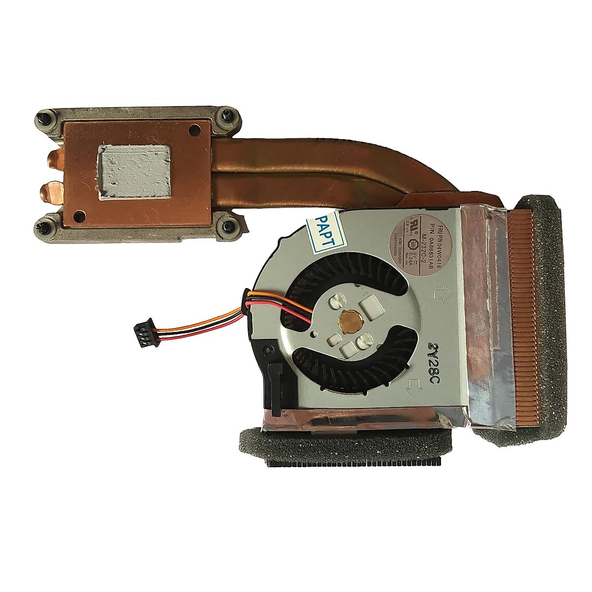 HK-Part Fan Replacement for Lenovo Thinkpad T420S T420SI CPU Cooling Fan with Heatsink FRU P/N 04W0416 P/N 0A66831AB UMA