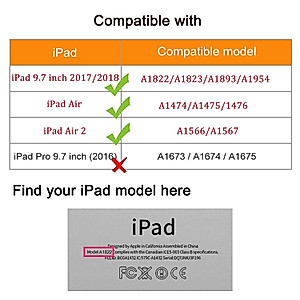 New Case for iPad 9.7 inch 2018 2017/ iPad Air 2 Case - 360 Degree Rotating Stand Protective Cover Smart Case with Auto Sleep/Wake for Apple iPad 5th/6th Generation (Marble Pink)