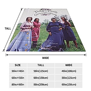 Flannel Blanket The Carter Family Soft Lightweight Throw Blanket Warm Durable Sofa Couch Decor Beding 50"X40"
