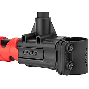 ABUS Ultimate 420 U-Lock + USH Bracket - Bike Lock with Round Shackle and Bracket - ABUS Security Level 12-140 mm Shackle Height, Black