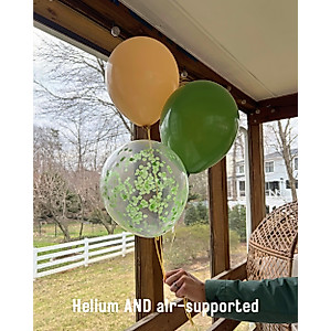 Gender Neutral Baby Shower Decorations & Decor Set: Oh Baby Burlap Banner, Sage Green, Nude & Confetti Balloons - Ideal for Boy, Girl Reveal Party & Welcome Baby Sign Garland Backdrop Decoration