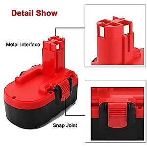 SHGEEN 2Pack 18V 4.0Ah BAT025 Battery Raplace for Bosch 18V Battery BAT026 BAT160 BAT180 BAT181 BAT189 Replacement Battery Compatible with Bosch Battery Tools