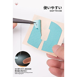 HOTLINEGAMES [Grip Upgrade] HyperFit Colour Mouse Anti Slip Grip Tape Compatible with Logitech G Pro X Superlight Wireless Gaming Mouse Skins,Sweat Resistant,Cut to Fit,Easy to Apply (Ice Blue)