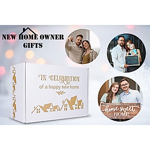 MY-ALVVAYS Housewarming Gifts for New Home House Warming Gift Set Basket for First/New Home Owner, Couple, Wedding Gift for Newlywed Couple, New Home Gift for Home