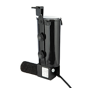 TechnologyMatter Turtle Filter Submersible Low Water Level Waterfall Filter Turtle Tank Aquarium Filter (Black Filter)