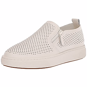 Propét Womens Kate Sneaker, White, 6.5 Wide US
