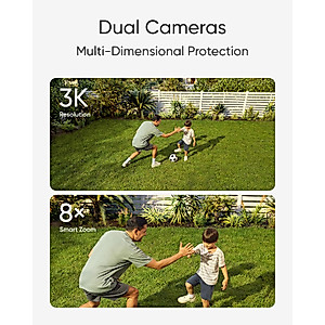 eufy Security SoloCam S340, Video Doorbell E340, Indoor Cam S350 with Floodlight Camera E340 Wired, Dual Camera