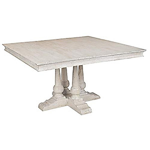 Kosas Home Beverly Dining Tables, Antique White Finish