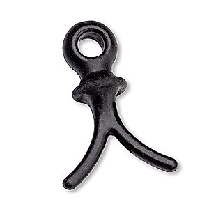 Pine Ridge Archery Wishbone Bow String and Cable Dampener, 14 Grains, Noise, and Vibration Reducer, Compatible with Crossbows and Compound Bows, Black, Pack of 4