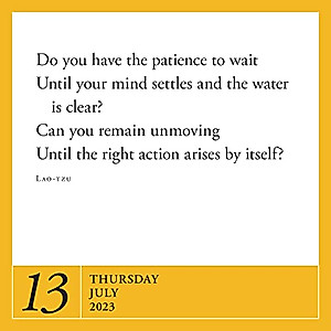 A Year of Zen Page-A-Day Calendar 2023: Sayings, Parables, Meditations & Haiku for 2023