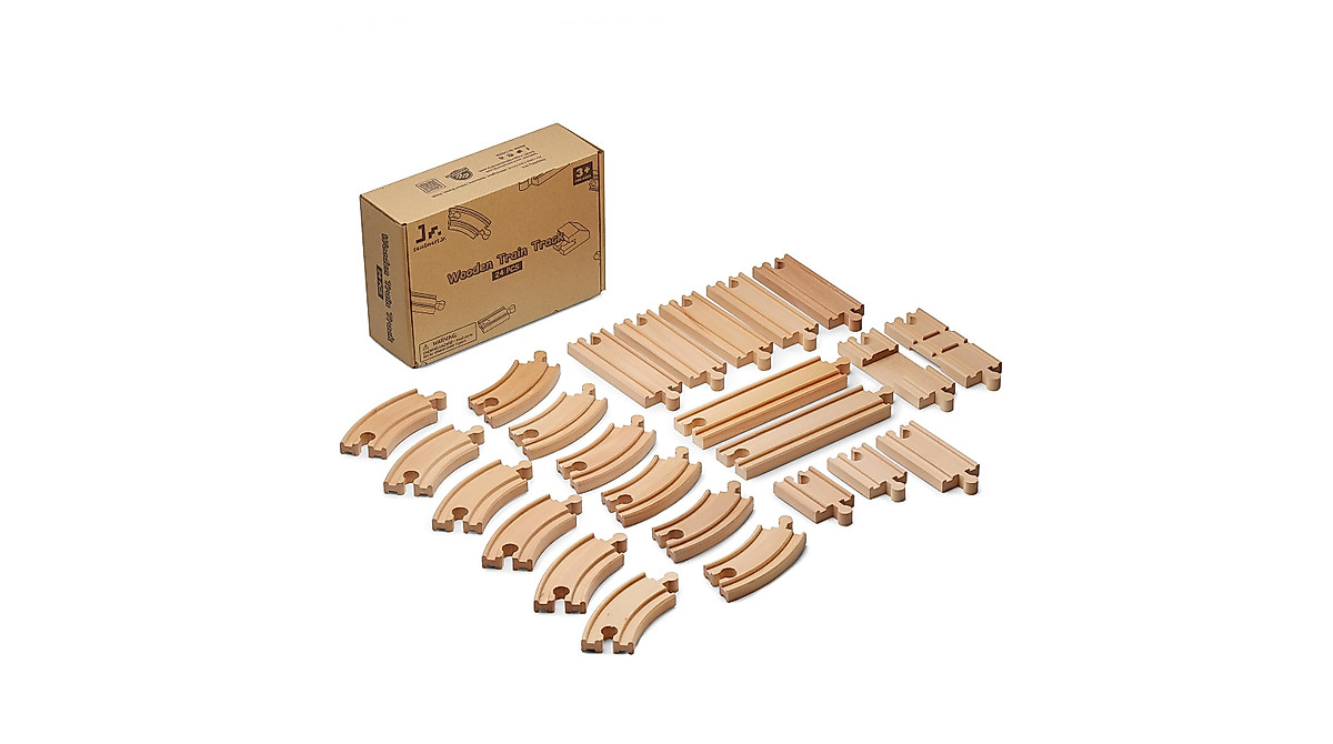 SainSmart Jr. Wooden Train Track - Expand Your Toddler Play