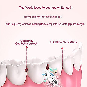 COOSKIN Sonic Electric Toothbrush Rechargeable 5 Modes with Build in 2 Mins Timer, 2 Soft Bristles Brush Heads, Clean Whitening 4 Hours Charge for 60 Days Use (Black)