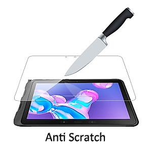 Orzero (2 Pack) Tempered Glass Screen Protector Compatible for Samsung Galaxy Tab Active4 Pro 2022/Galaxy Tab Active Pro 10.1 inch 2019 SM-T540/T545/T547, HD 9 Hardness Anti-Scratch Full-Coverage