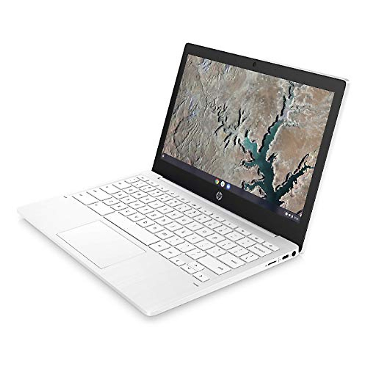 HP Chromebook 11-inch Laptop, Touchscreen, MediaTek MT8183, MediaTek Integrated Graphics, 4 GB RAM, 32 GB eMMC Storage, Chrome (11a-na0050nr, Snow White) (Renewed)