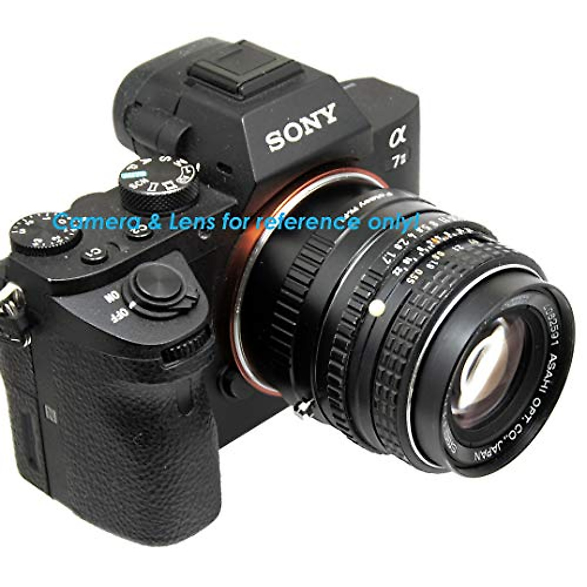 Fotasy PK Lens to E Mount Adapter, K Mount E Adapter, PK FE Adapter, Compatible with Pentax K Lens Sony a7 a7R a7s II III IV a9 a7c Alpha 1 a6600 a6500 a6400 a6300 a6100 a6000 a5100 a5000 a3500 ZV-E10
