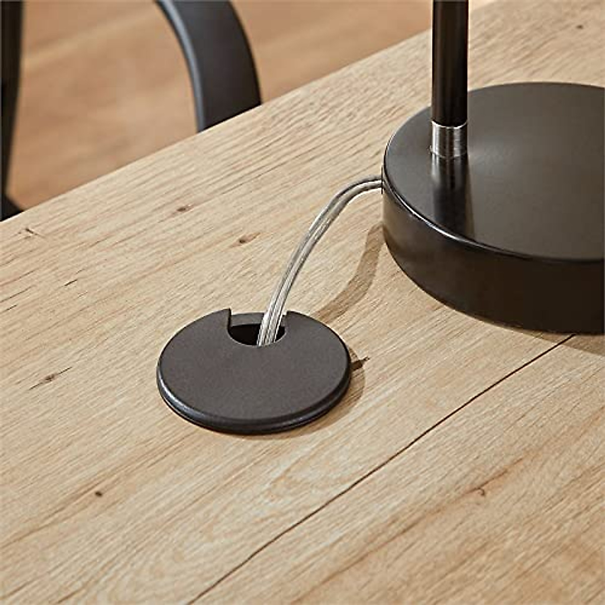 Sauder Mason Peak 60" Engineered Wood Double Pedestal Desk in Prime Oak