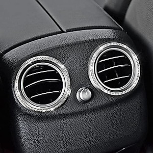 KORUIPEI Car Rear Air Conditioner Outle Ring Fit for Mercedes Benz E Class W212 W213 E300 E400 C Class W205 C300 GLC260 GLC300 CLS300 CLS400 CLS450 Accessories