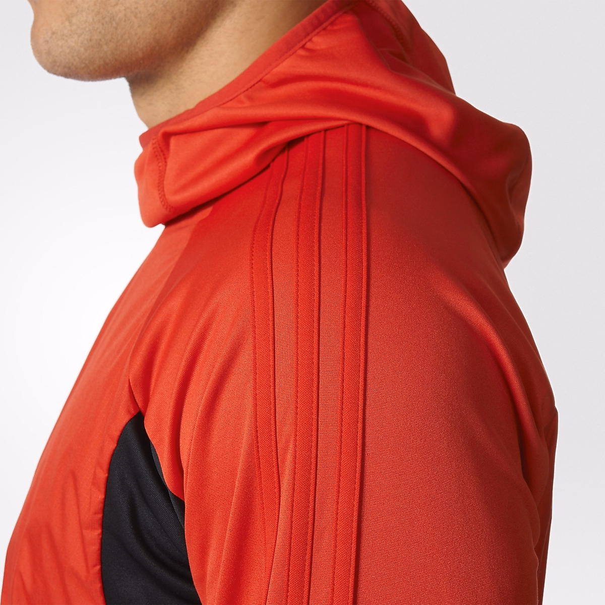 adidas Tiro 17 Warm Top - Adult - Scarlet/Black/White - M