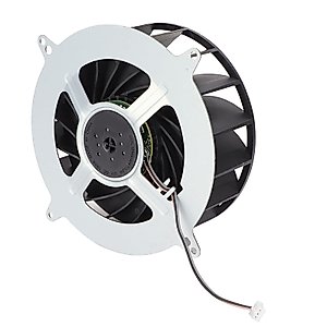 GOWENIC CPU Cooling Fan for PS5 Console, 17 Blades 3 Pin Internal Cooler Slient Lightweight PS5 Cooling Fan Replacement Gaming Heat Sink for PS5 Console