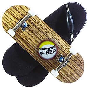 P-REP Standard Complete Wooden Fingerboard Zebra 32mm