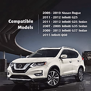 Oyviny Custom 4 Way Flat Trailer Wiring Harness 56033 for Nissan Rogue 2008-2019/Infiniti G25 2011-2012/Infiniti G35 Sedan 2007-2008/Infiniti G37 Sedan 2009-2013/2015 Infiniti Q60