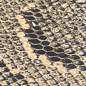 Yifely Snake Skin Print Tabletop Protect Paper Self-Adhesive Shelf Liner Makeup Cabinet Decor 17.7 Inch by 9.8 Feet